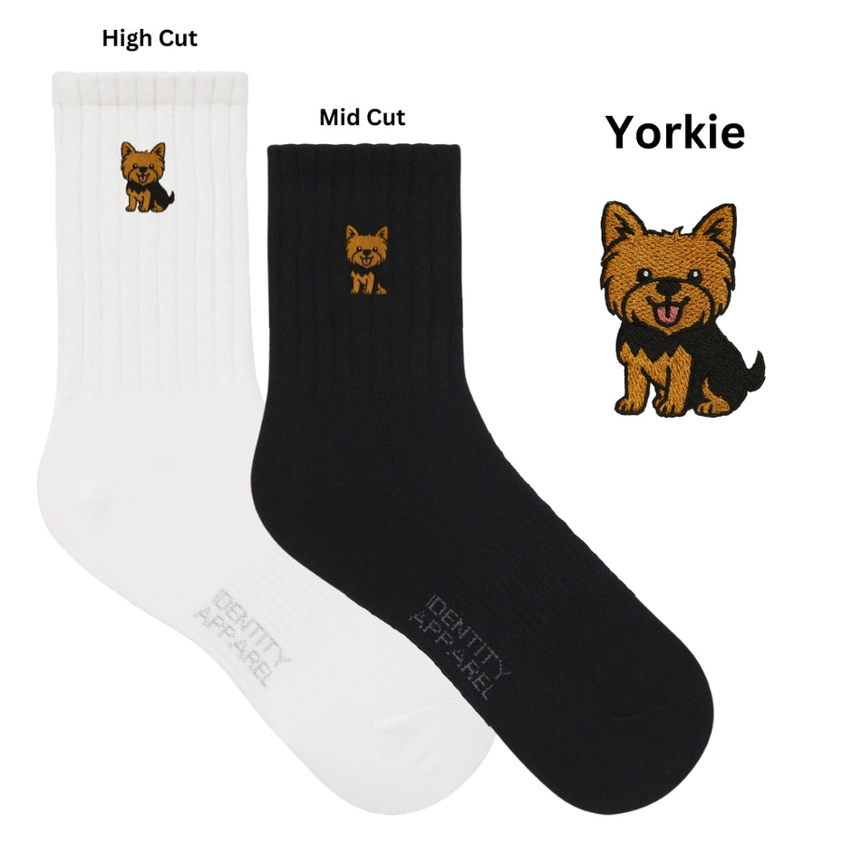 Pup Culture Dog Socks - Embroidered Dog Lover Socks | IDENTITY Apparel ...